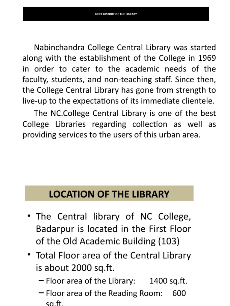 NAAC Library - PPT - Presentation | PDF | Libraries | Computing