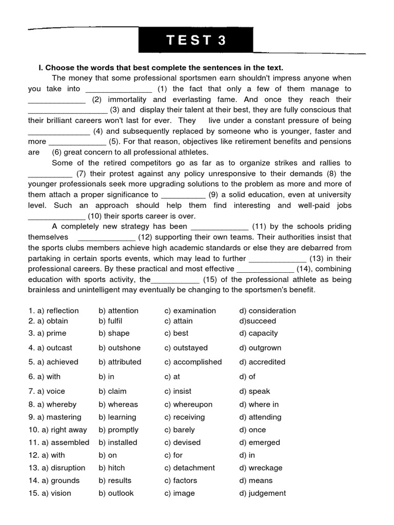 Practice Test 3 | PDF