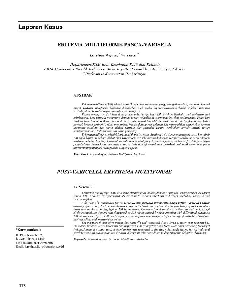 Eritema Multiforme | PDF