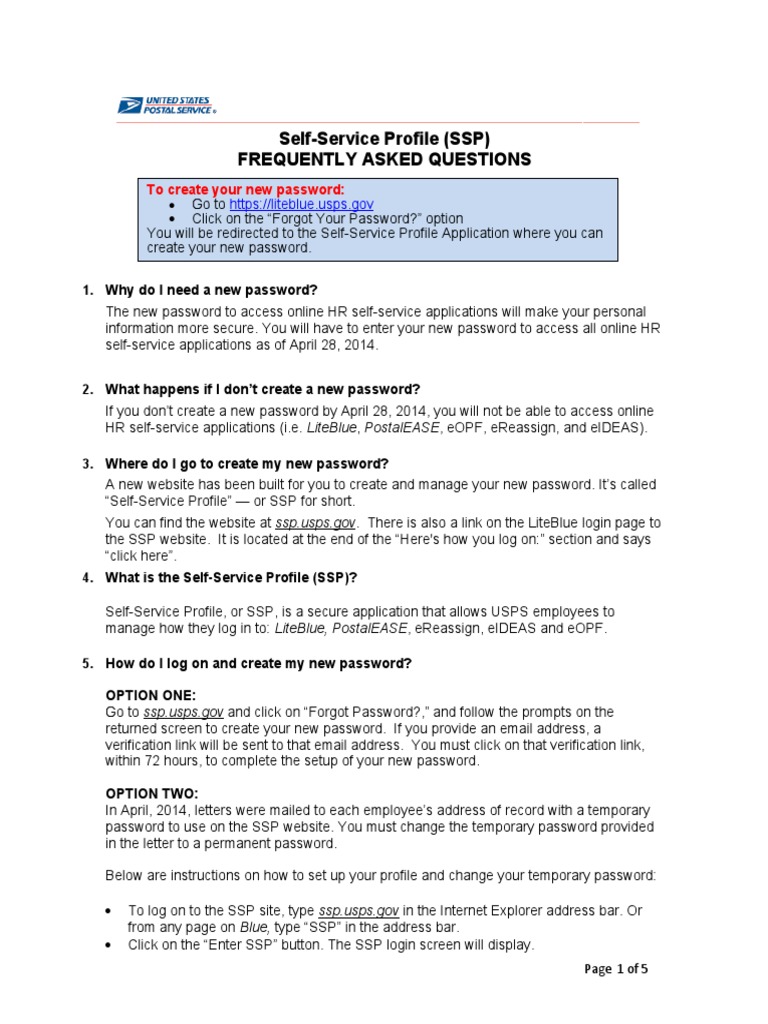 SSP Password Reset Instructions | PDF | Interactive Voice Response ...