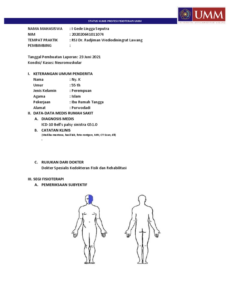 Status Klinis Profesi Fix | PDF