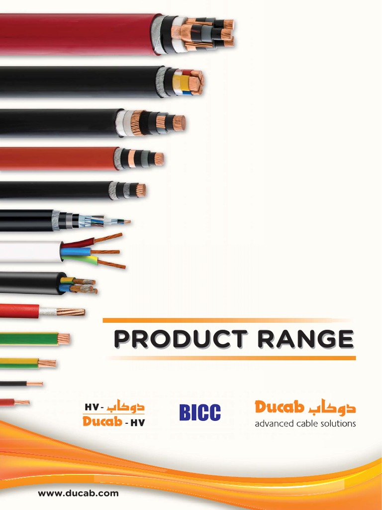 Ducab Product Range Catalogue | PDF | Electrical Wiring | Electricity
