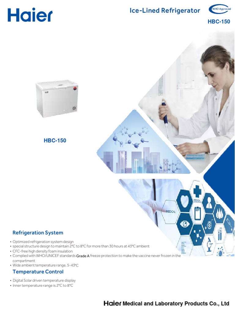 HBC-150 R1 | PDF | Refrigerator | Physical Quantities