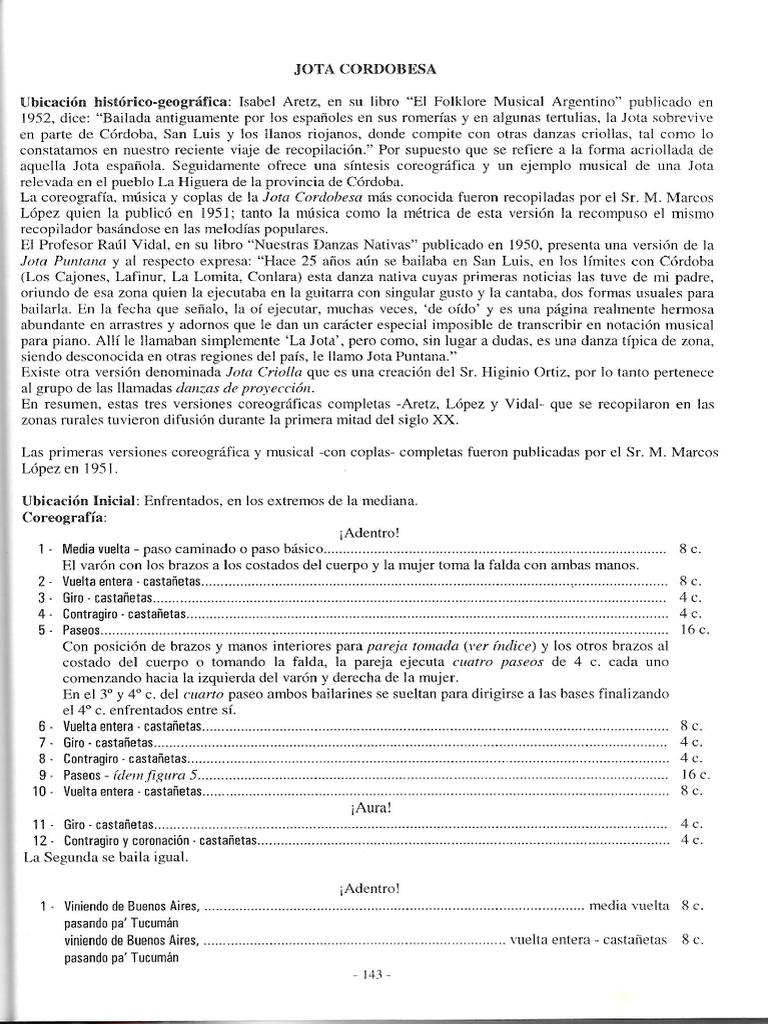 Jota Cordobesa | PDF