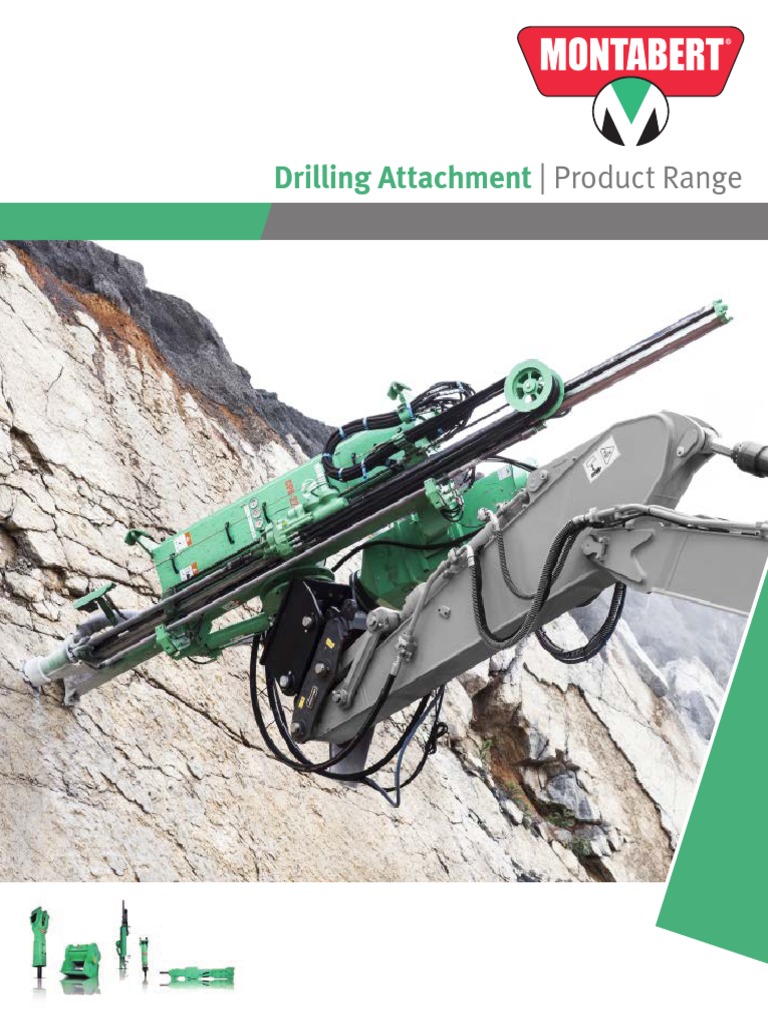 Montabert Drilling Attachment Product Range: Specifications and ...