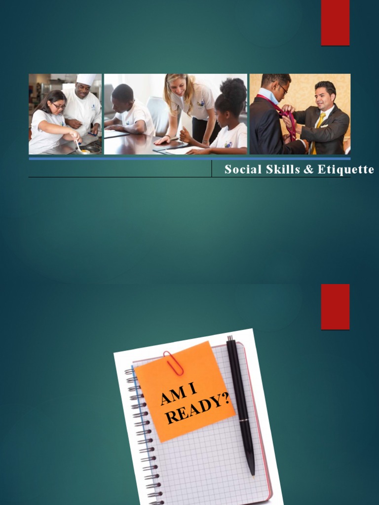 Etiquette Skills for Social Success | PDF | Etiquette | Human Communication