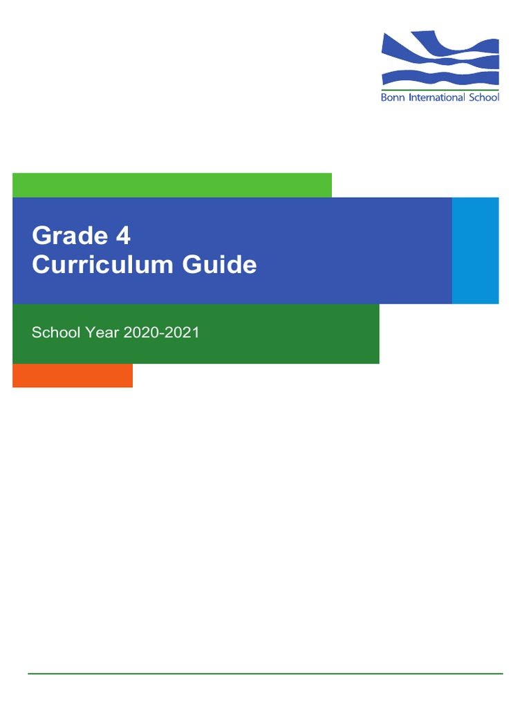 Grade 4 Curriculum Guide: School Year 2020-2021 | PDF | Educational ...