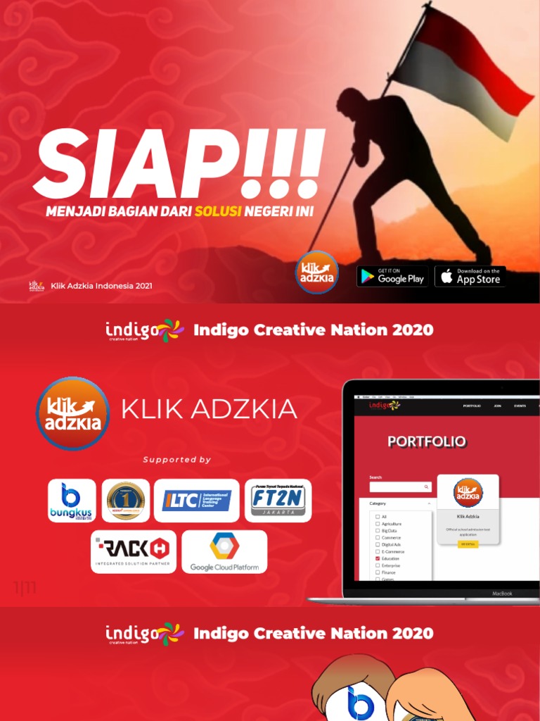 Pitch Deck Klik Adzkia - New | PDF