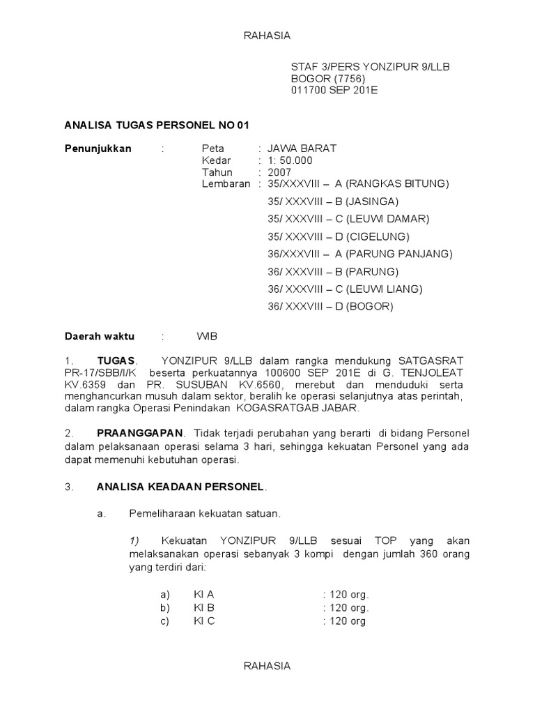 Antug STAF PERS | PDF