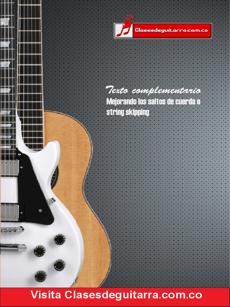 Mejorando Los Saltos de Cuerda o String Skipping | PDF | Guitarras | Ritmo