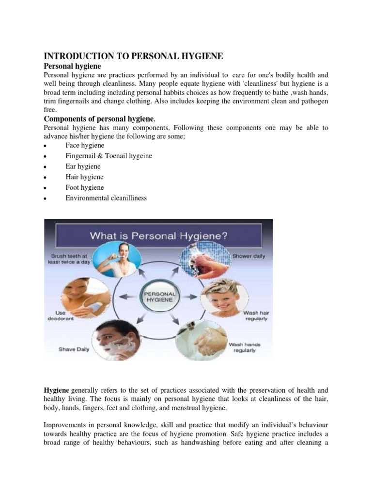 Health & Hygiene Open Elec Unit II | PDF | Hygiene | Hand Washing
