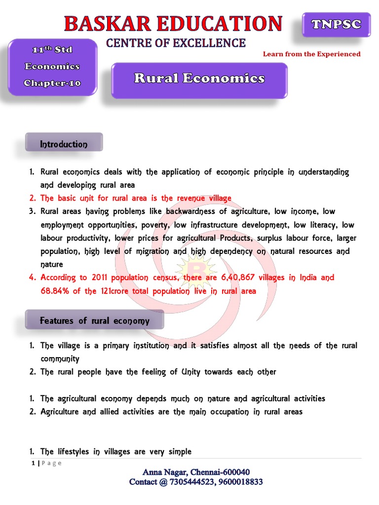 Understanding Rural Poverty in India: Causes, Characteristics and the ...