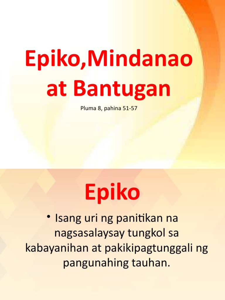 Mindanao Epiko Bantugan | PDF