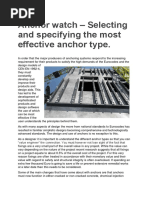 Holding Down Bolts Design | PDF | Stress (Mechanics) | Concrete