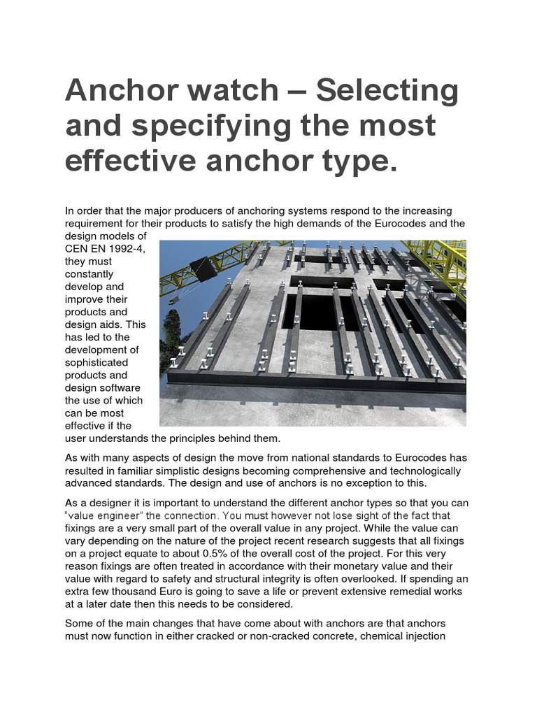 Anchor Watch 02 | PDF | Anchor | Drill