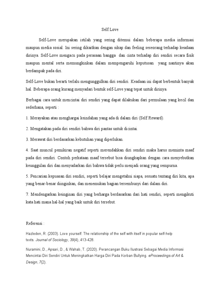 Self Love | PDF