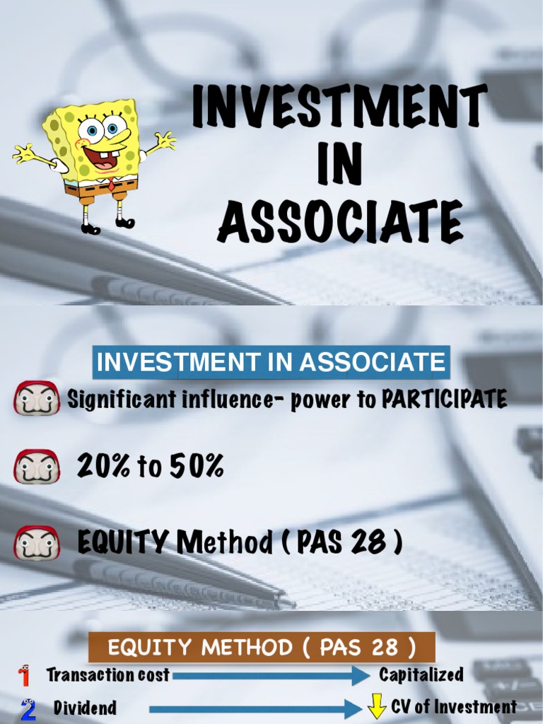 Investment in Associate Equity Method and Impairment | PDF | Book Value ...