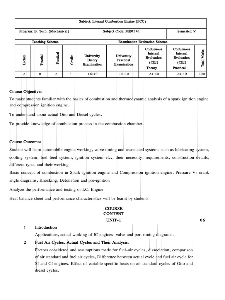 ICE | PDF | Internal Combustion Engine | Engines