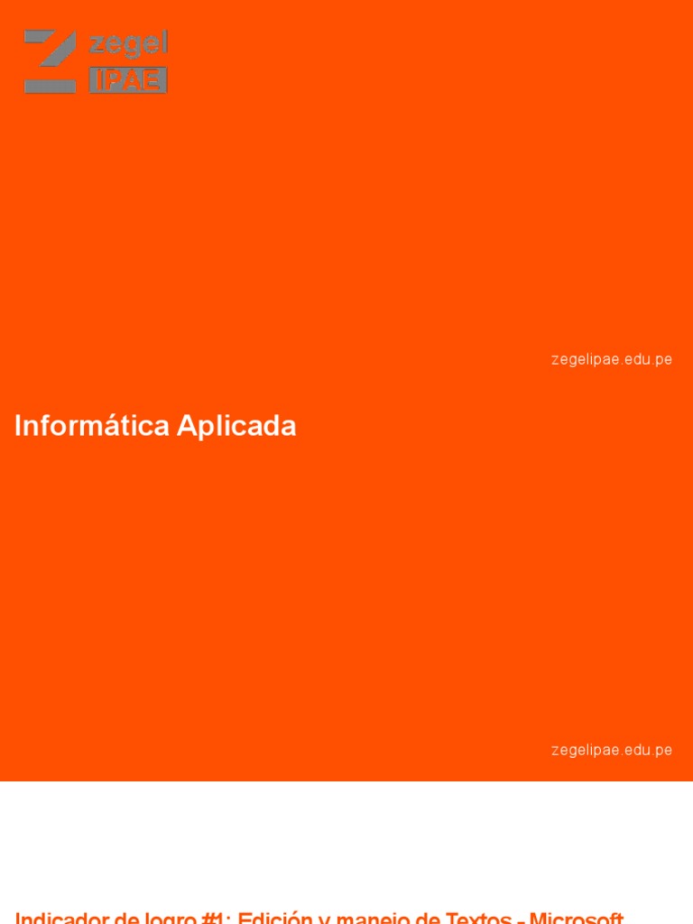 IL 1 Informática Aplicada 5 | PDF | Microsoft | Microsoft Word