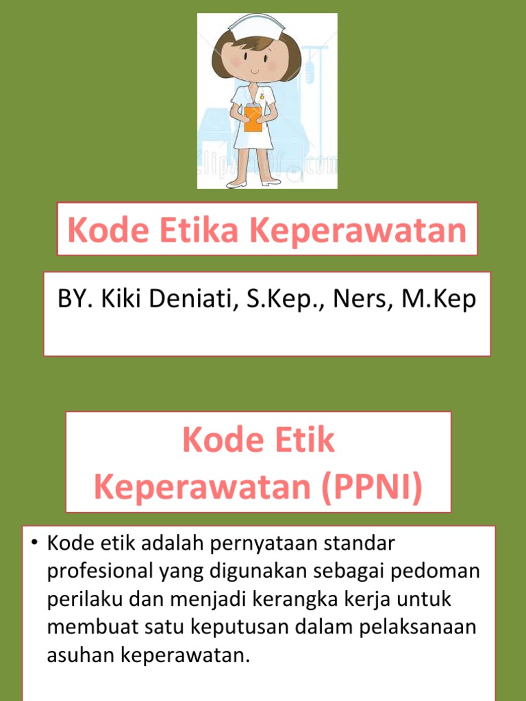 Kode Etik Keperawatan | PDF