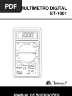 Manual Multimetro 180L Traduzido | PDF | Rede elétrica | Diodo