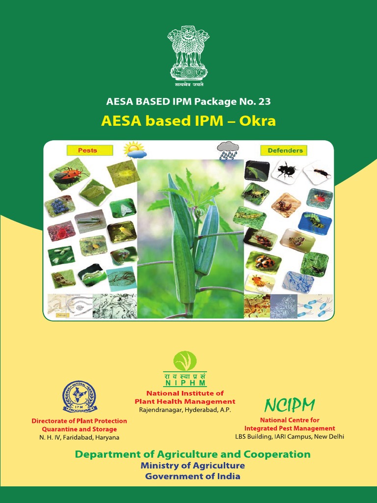 AESA Based IPM Package for Okra: A Guide to Adopting an Agro-Ecosystem ...