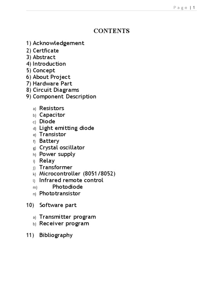 Home Automation Report File | PDF | P–N Junction | Capacitor