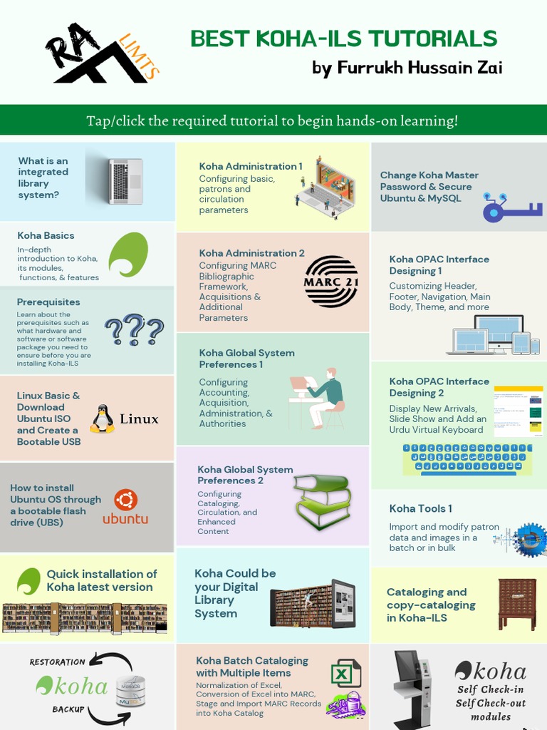Best Tutorials On Koha Integrated Library Systems | PDF | Library (Computing) | Microsoft Excel