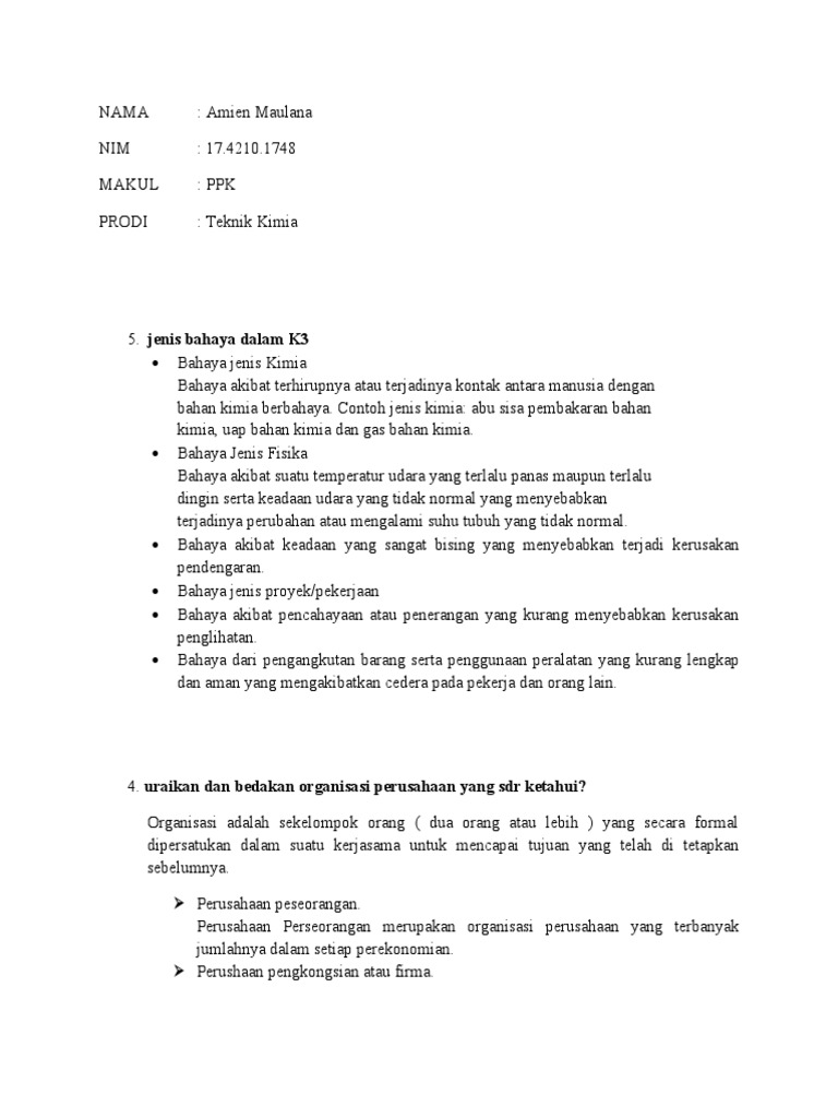 Uas PPK Amien Maulana | PDF