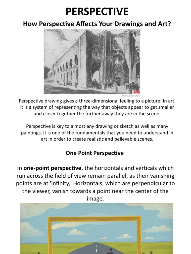 Perspective: How Perspective Affects Your Drawings and Art? | PDF ...