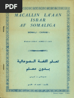 Somali Alphabet Overview and Examples | PDF | Language Arts & Discipline
