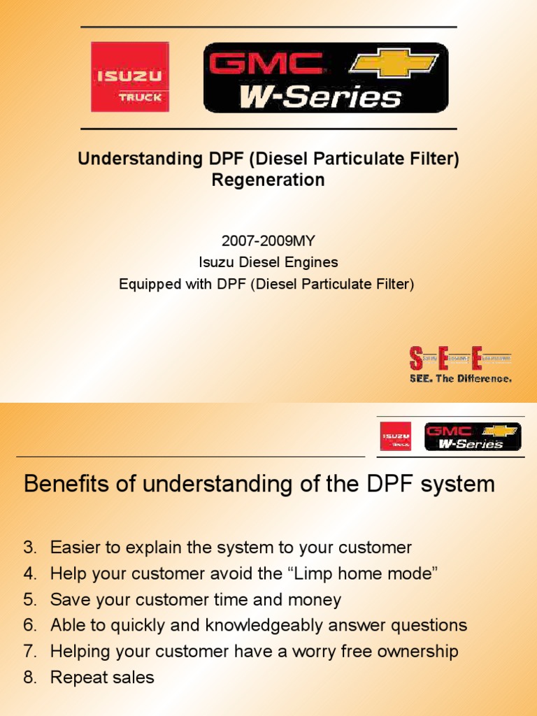 Isuzu DPF Regeneration Guide 2007-2009 | PDF | Diesel Engine | Fuel ...