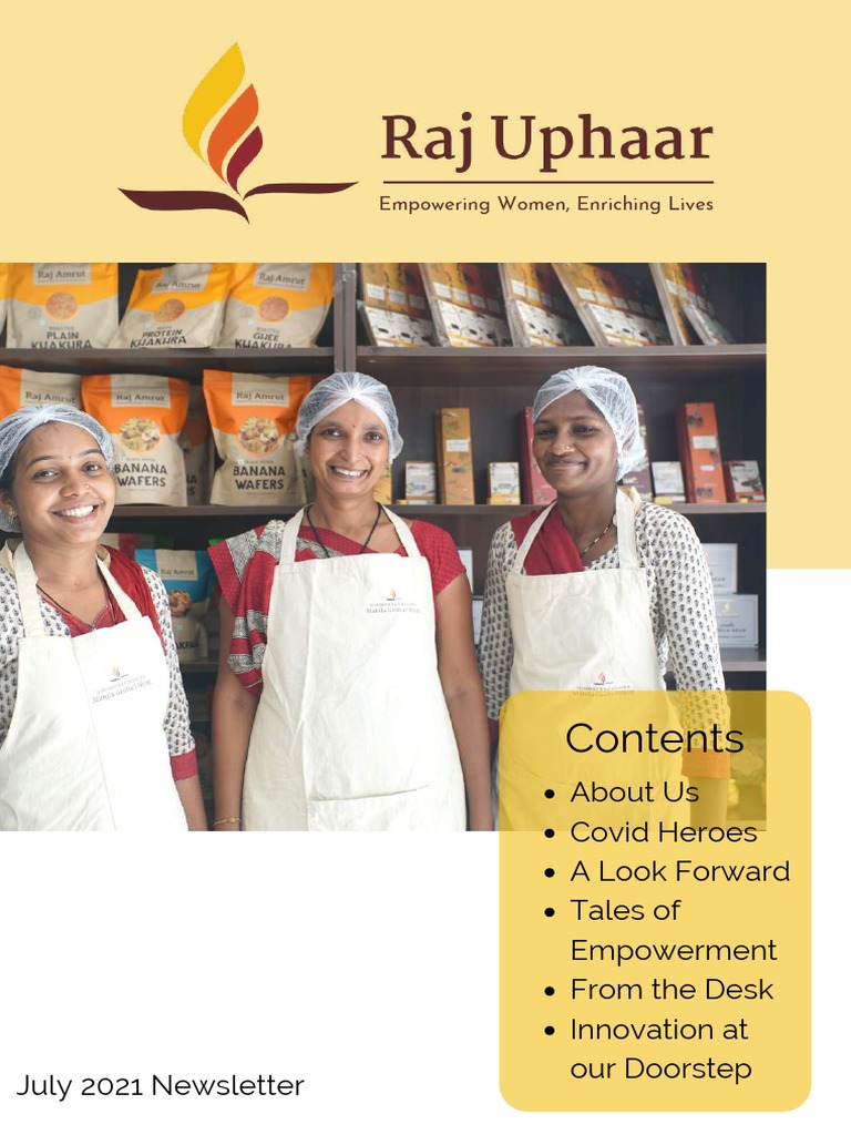 Raj Uphaar Newsletter July '21 | PDF | Wellness | Medical