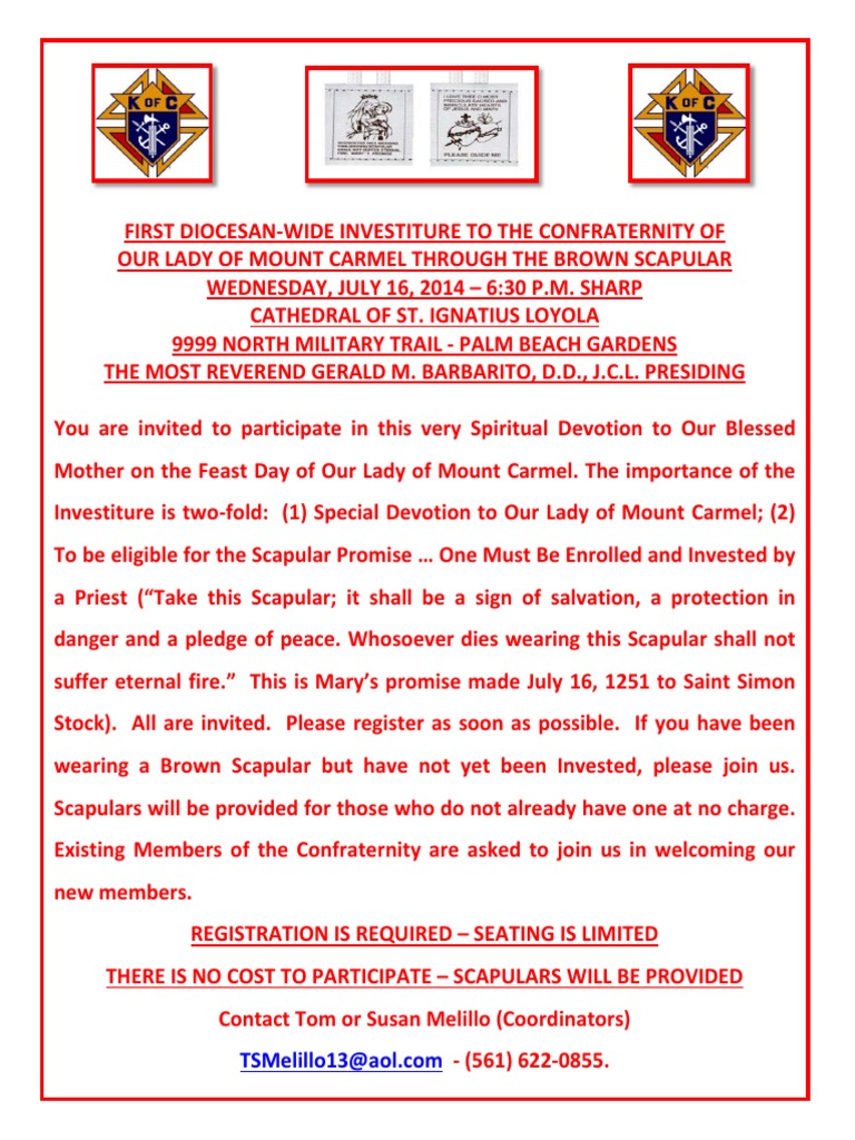 History Of The Brown Scapular Pdfdrive Pdf Mary Mother Of Jesus
