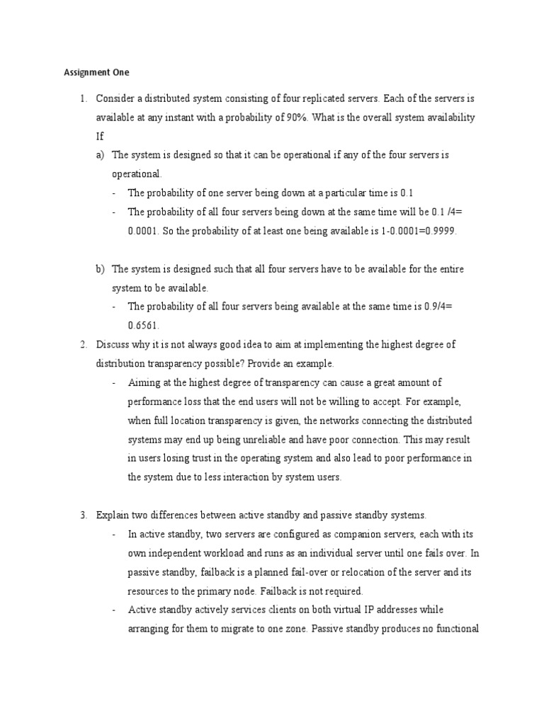Distributed Systems Pdf Distributed Computing Server Computing