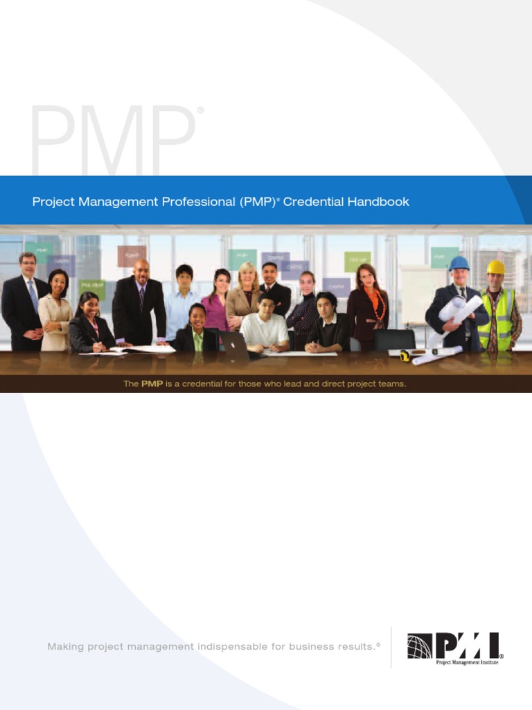 PMI - PMP Handbook | PDF | Project Management Professional | Test ...