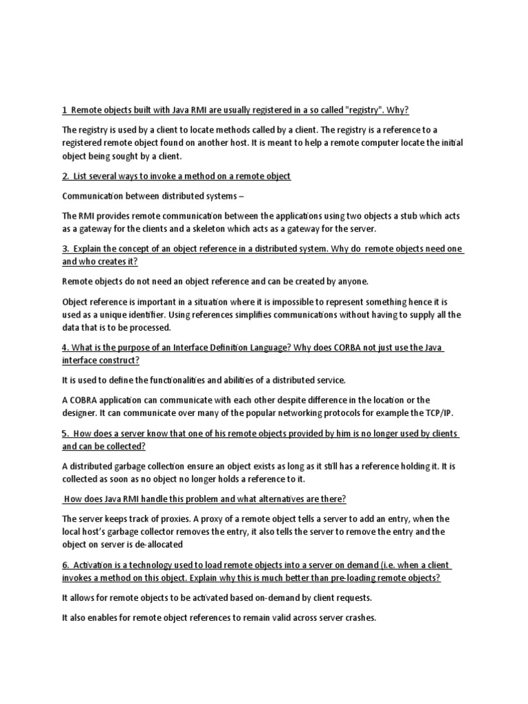 Distributed System | PDF | Object (Computer Science) | Scalability