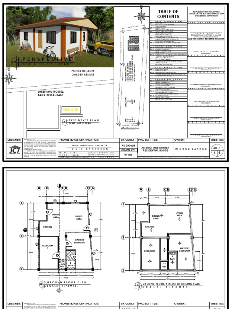 Architectural Plans | PDF | Buildings And Structures | Civil Engineering