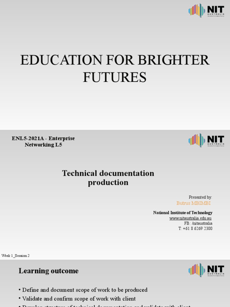 Week 1 Session 3 Pdf Documentation Records Management