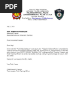 APS Letter Request For Sangguniang Bayan To Approve Ordinances | PDF