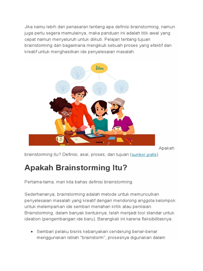 Panduan Efektif Brainstorming | PDF