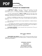 Affidavit of Separation | PDF | Affidavit | Notary Public