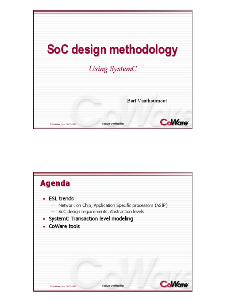 Slides 2004 02 12 Coware | PDF | System On A Chip | Parallel Computing