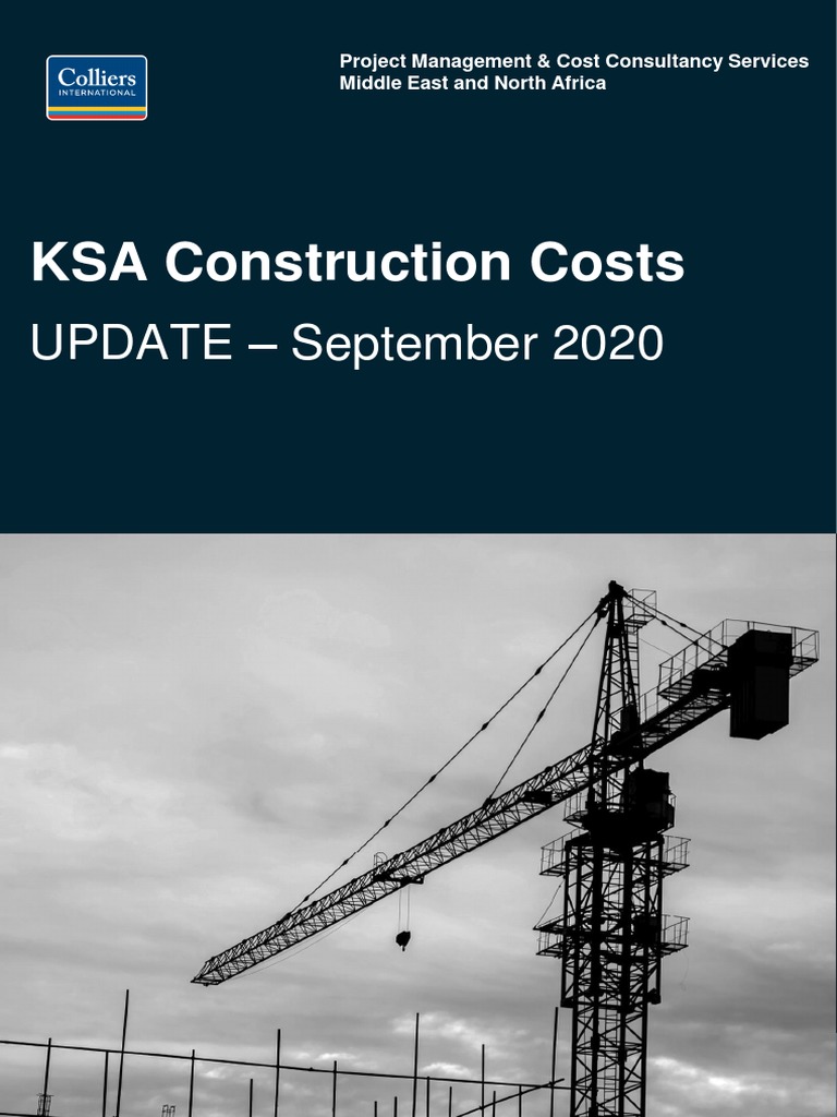 KSA Construction Cost Overview 2020 | PDF | Real Estate Appraisal ...