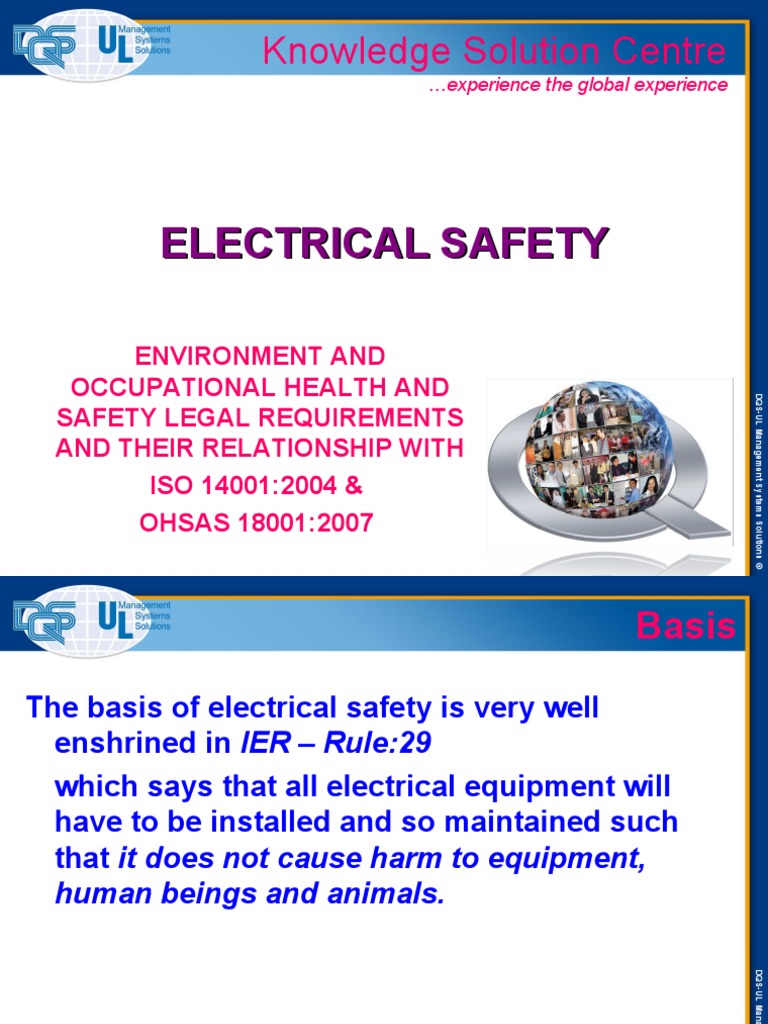 Module 7 Electrical Safety - 1 | PDF | Electrical Wiring | Occupational ...