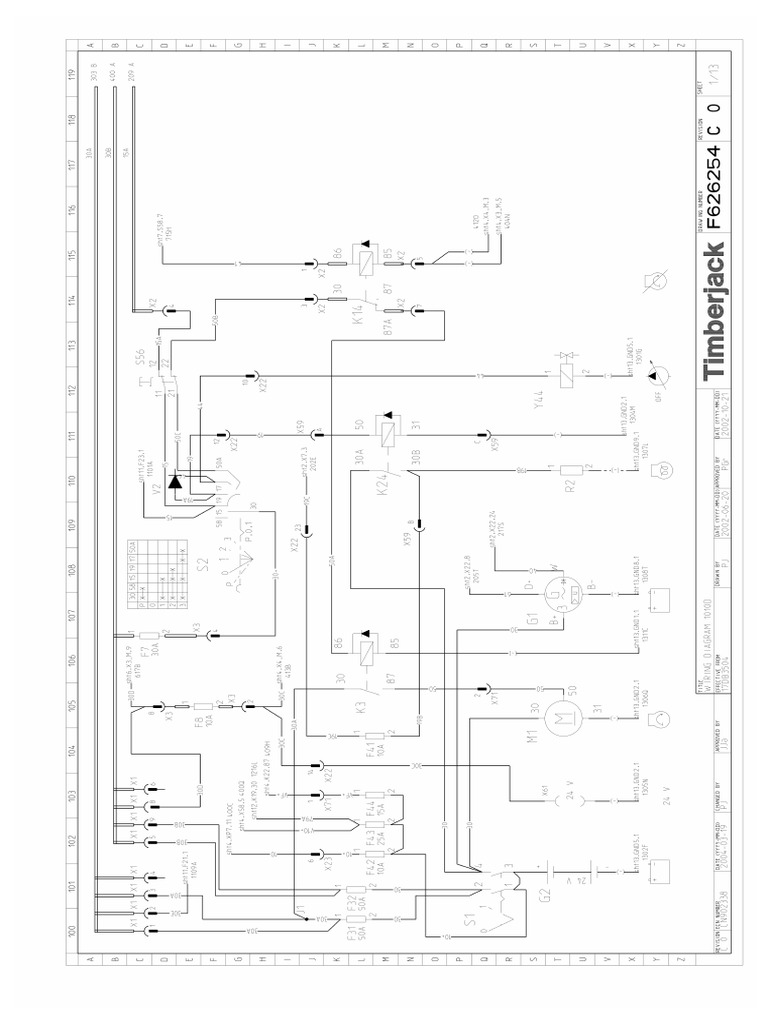 Timberjack 1010 Wiring | PDF