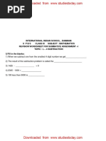 CBSE Class 3 Maths Question Paper Set B | PDF | Naming Conventions ...