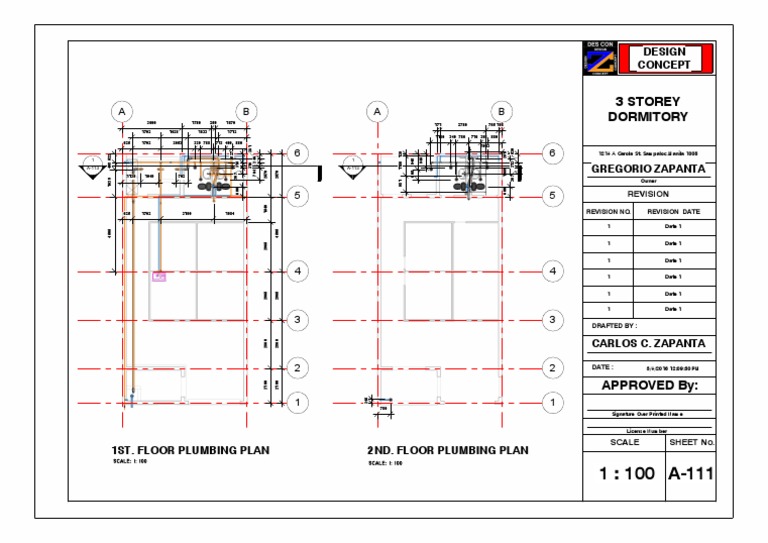 3 Storey Dormitory: Design Concept | PDF