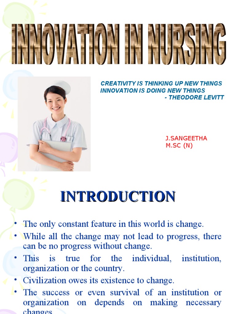 Innovations in Nursing Education and Clinical Practice | PDF | Nursing ...