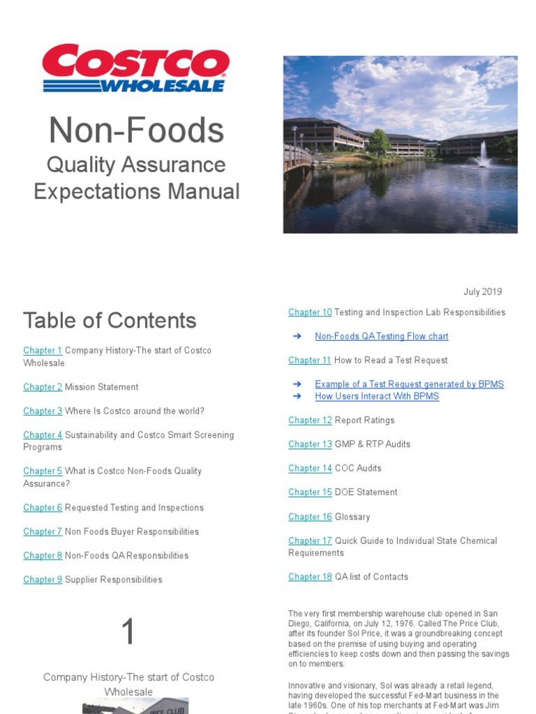 Costco QA Manual | PDF | Business Process | Business